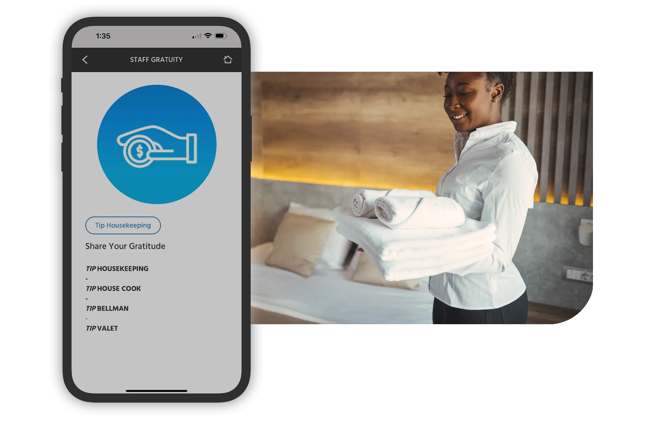 Digital Tipping | Cashless Tipping for Hotels